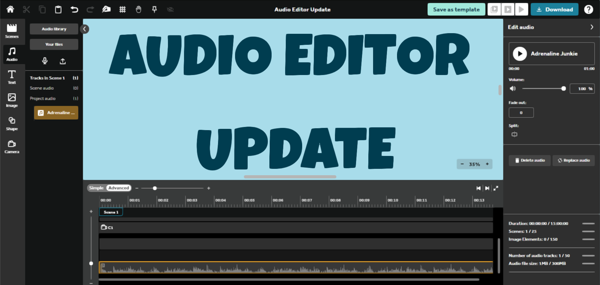 Feature Update Enhanced Audio Editing Is Live